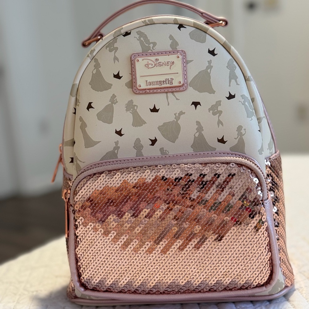Loungefly Disney Ultimate Princess Royalty Sequin Bac… - Gem
